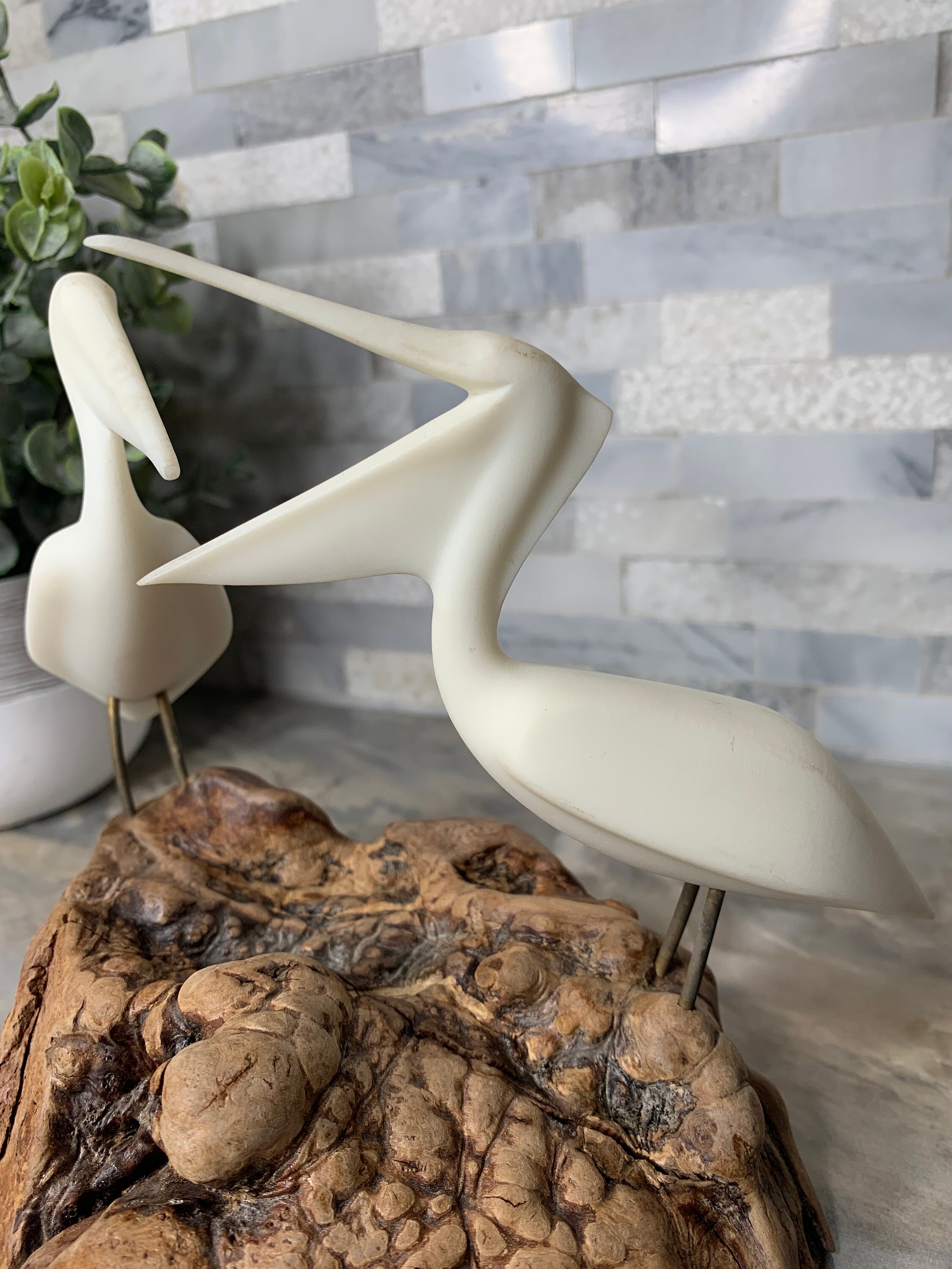 Mid Century John Perry Sculpture / Vintage John Perry Pelicans - Etsy