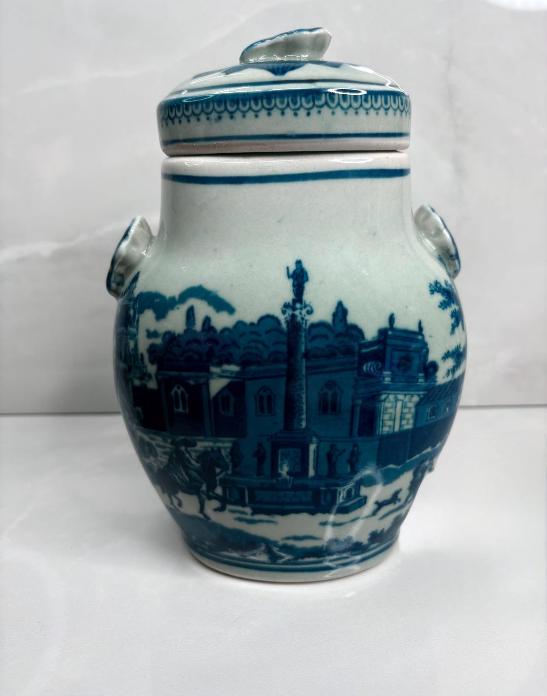 Victorian-style Ironstone Ginger Jar – Scenic Transferware Design - Etsy