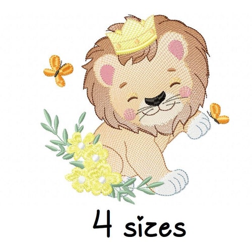 Lion Embroidery Designs Safari Embroidery Design Machine - Etsy