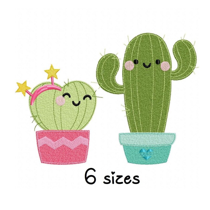 Cactus Embroidery - Etsy