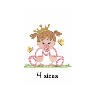Baby Girl Embroidery Design Girly Embroidery Design Machine Newborn ...