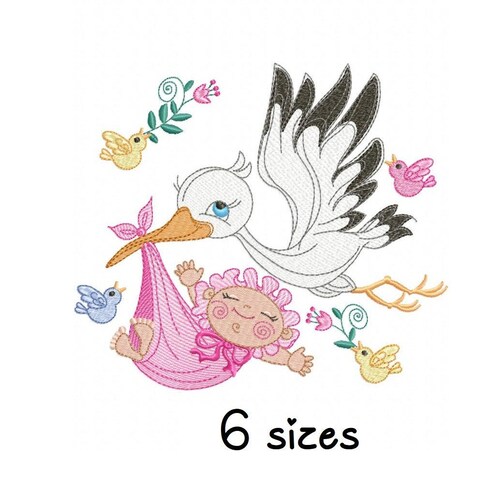 Cute Girl Embroidery Design Baby Embroidery Design Machine - Etsy