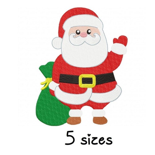 Santa Claus Embroidery Designs Christmas Embroidery Design - Etsy