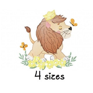 Supercute Lion King Embroidery Designs, Animal Embroidery Design ...