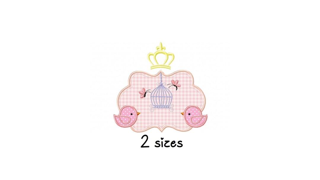 Bird Cage Embroidery Design, Animals Embroidery Design Machine , Baby ...