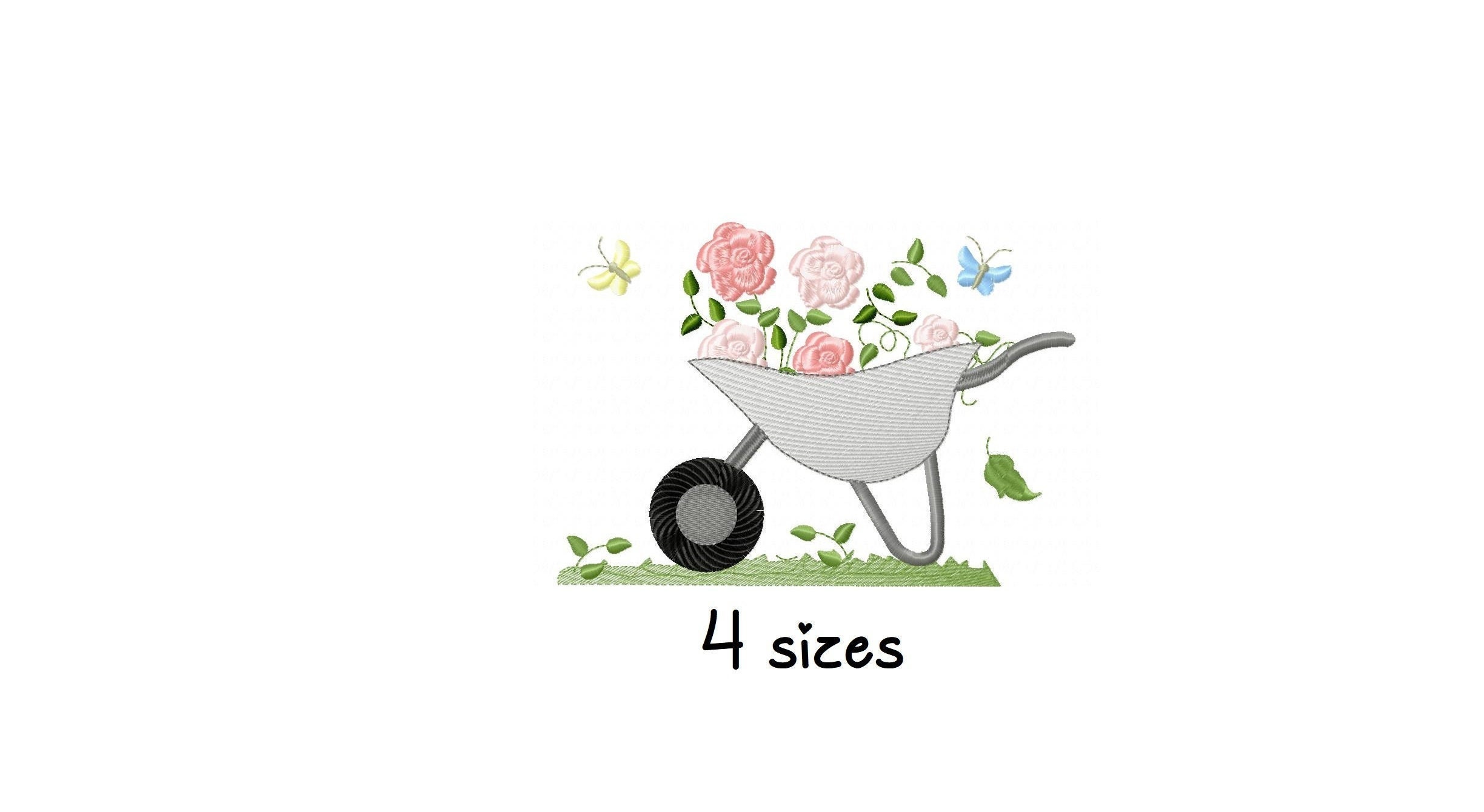 Barrow Flowers Embroidery Designs Bouquet Embroidery Design Machine ...