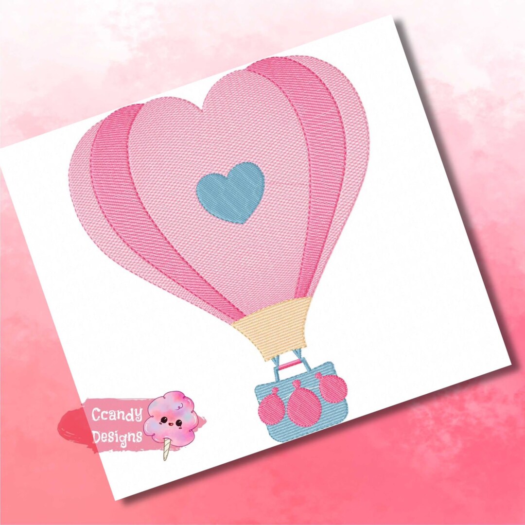 Balloon Heart Embroidery Designs, Baby Embroidery Design Machine ...