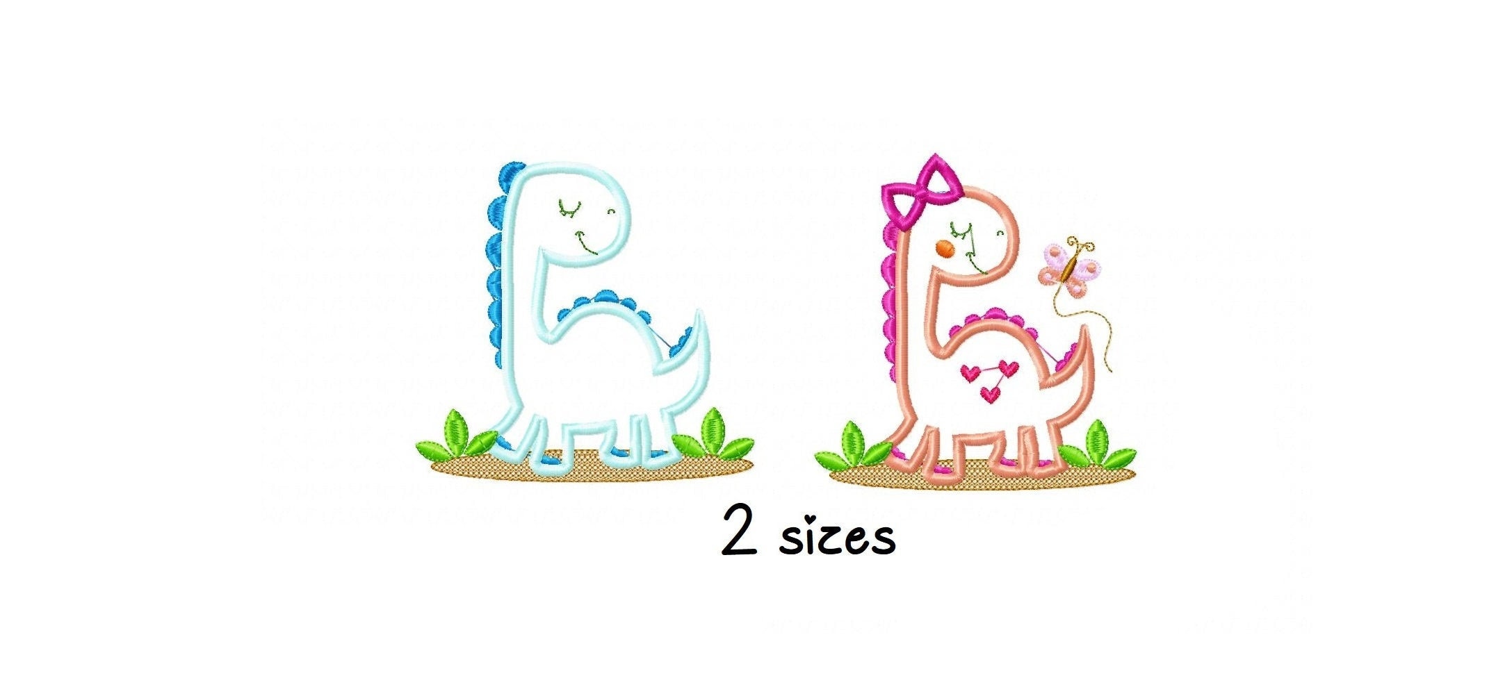 Dino Applique Embroidery Design Baby Embroidery Design - Etsy