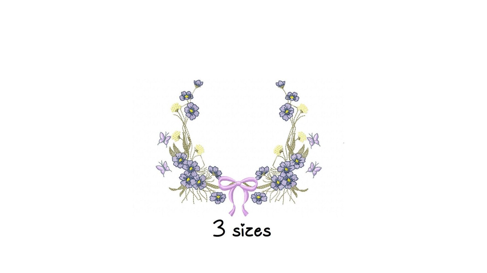 Frame Flowers Embroidery Designs Frame Embroidery Design - Etsy