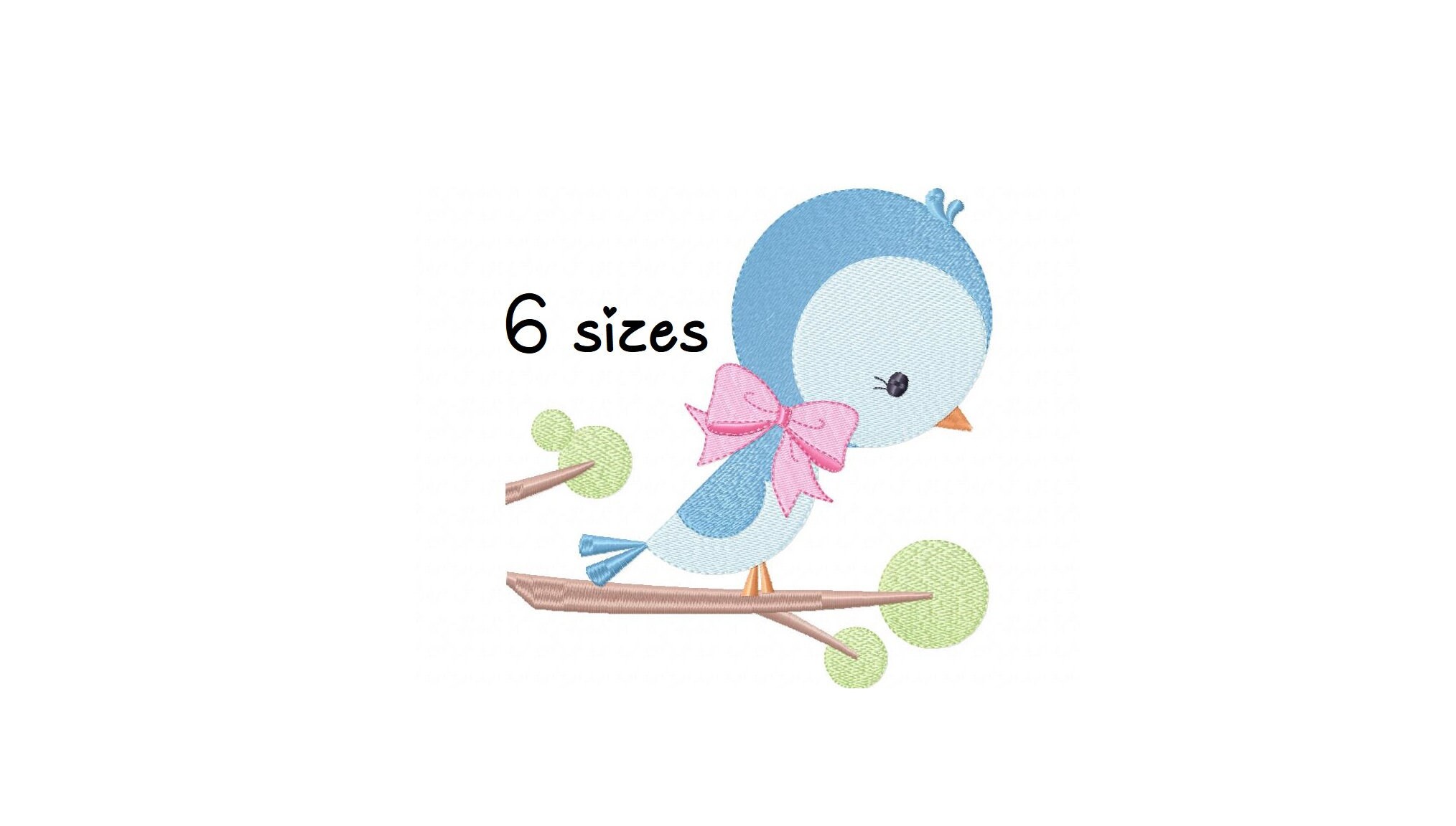 Blue Bird embroidery design animals embroidery design | Etsy