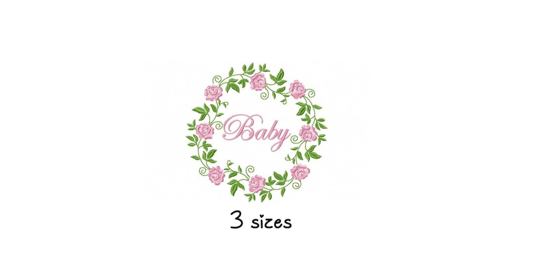 Flowers Embroidery Designs Baby Embroidery Design Machine Newborn ...