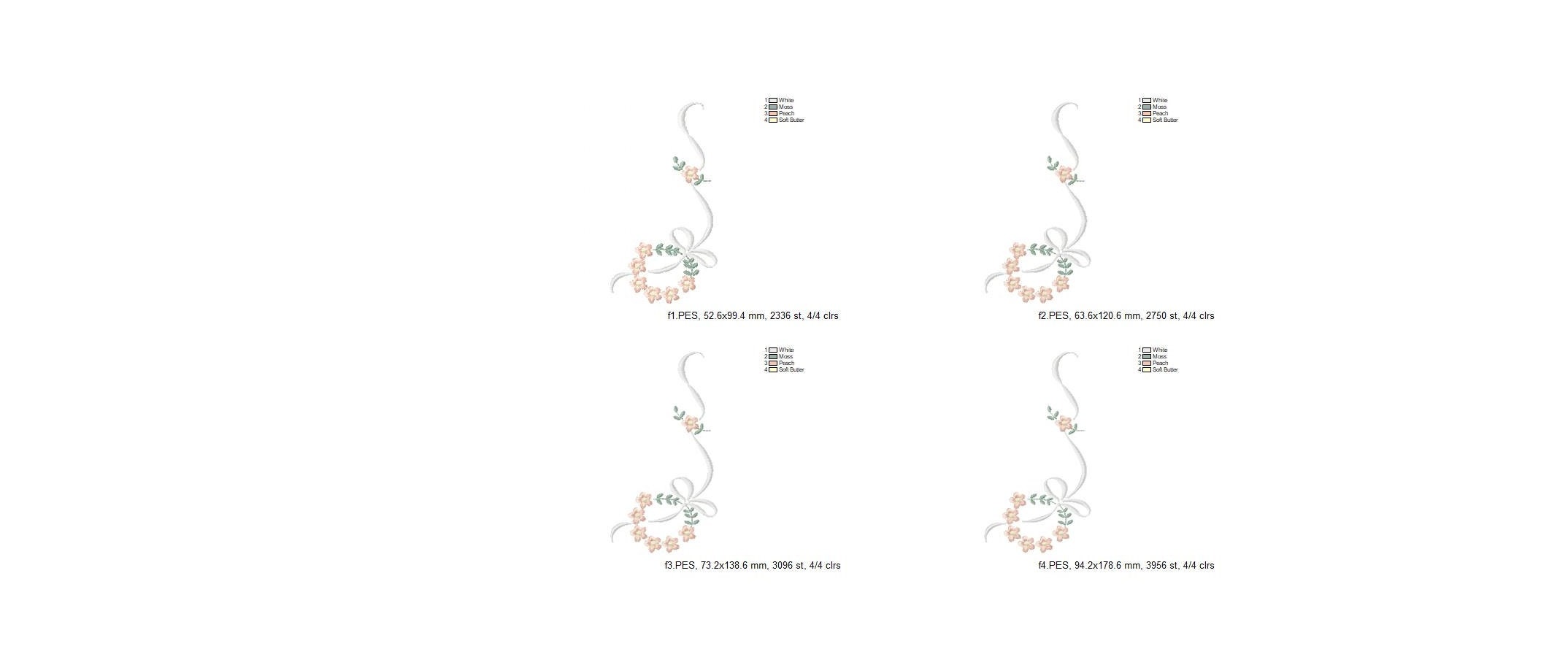 Frame Flower Branch embroidery designs frame embroidery | Etsy