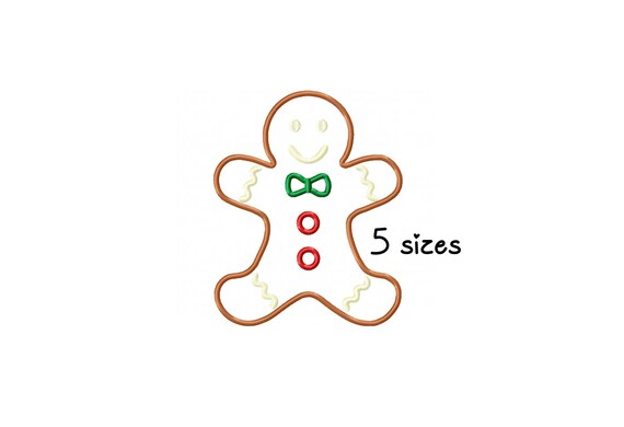 Cute Cookie Embroidery Design Christmas Embroidery Design | Etsy