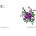 Purple Roses Embroidery Designs Flowers Embroidery Design Machine ...