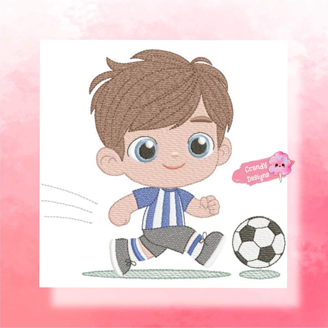 Football Player Embroidery Designs, Baby Embroidery Design Machine ...