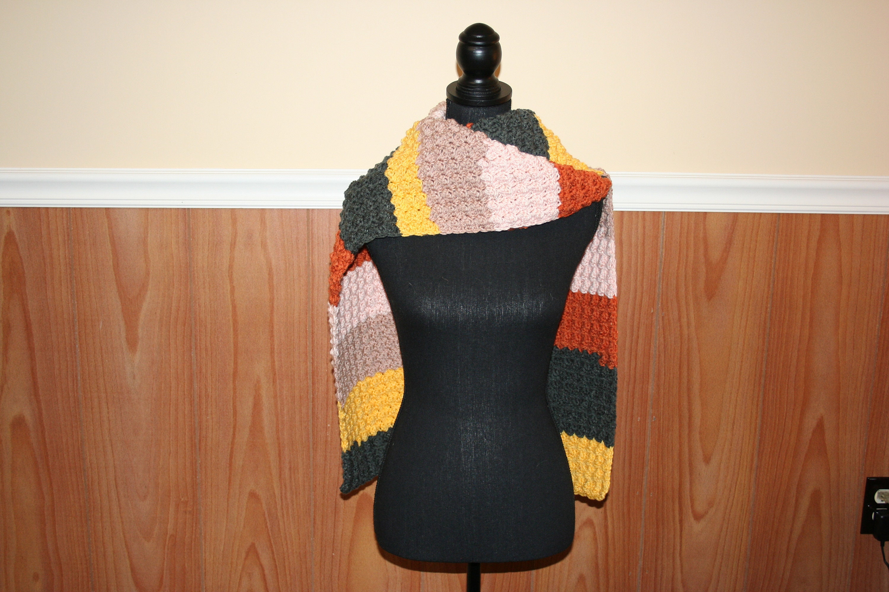 Puff Stitch Scarf - Etsy
