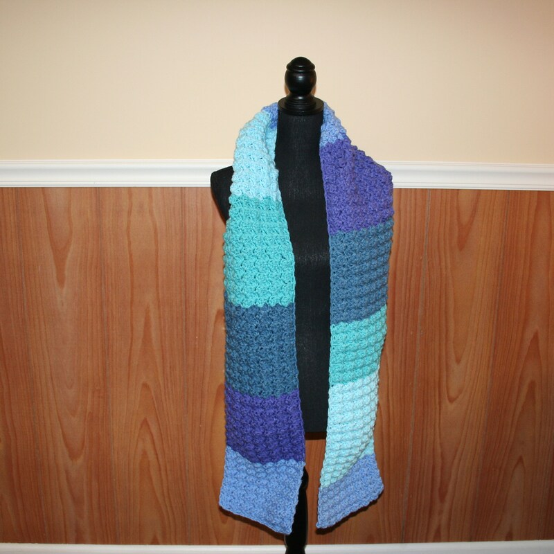 Puff Stitch Scarf - Etsy