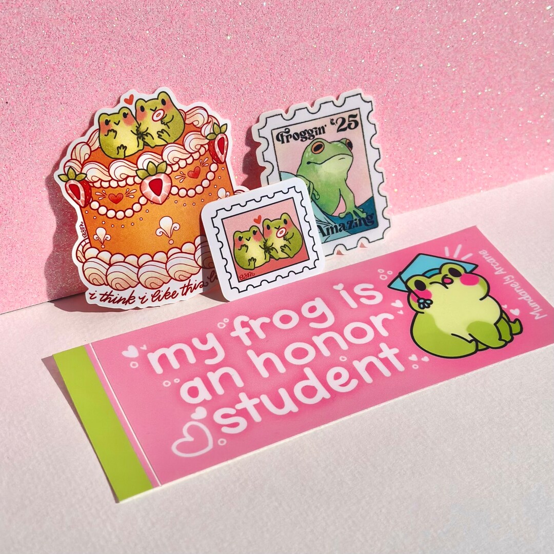 Oops, All Frogs Sticker Pack - Etsy