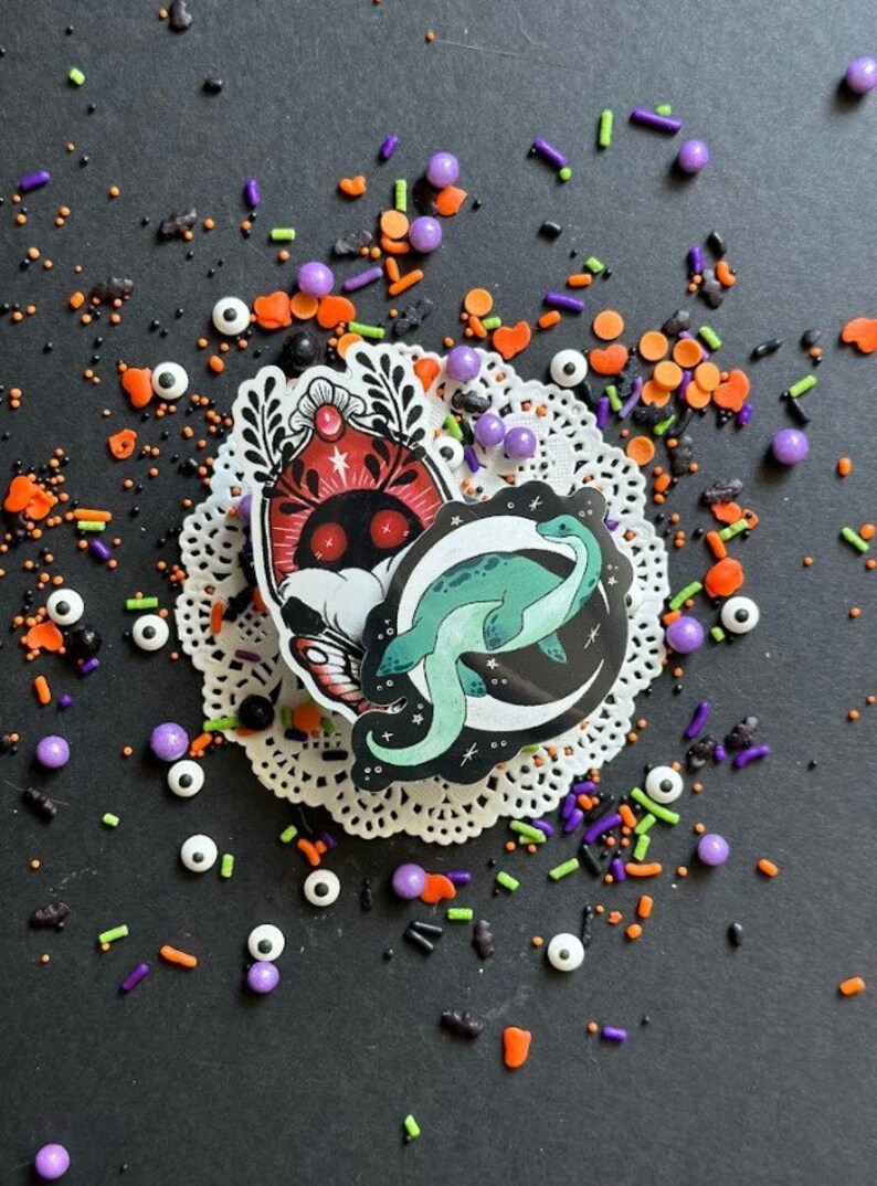 Cryptid Creatures Sticker Collection August '23 Patreon - Etsy