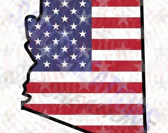 Arizona Flag Dxf - Etsy