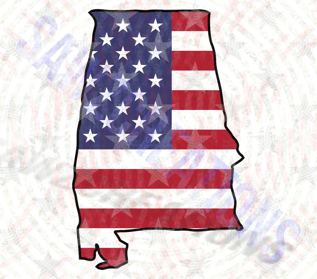 Shape of Alabama - US Flag Svg/dxf - Coreldraw/vcarve - Etsy