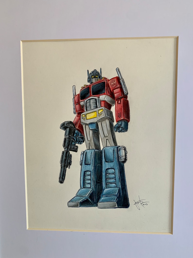 Optimus Prime Original Transformers Art by Poncieartwork (2023) - Etsy