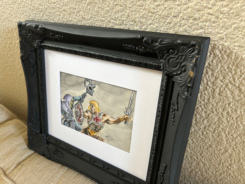 Skeletor V He-man Original Art - Etsy