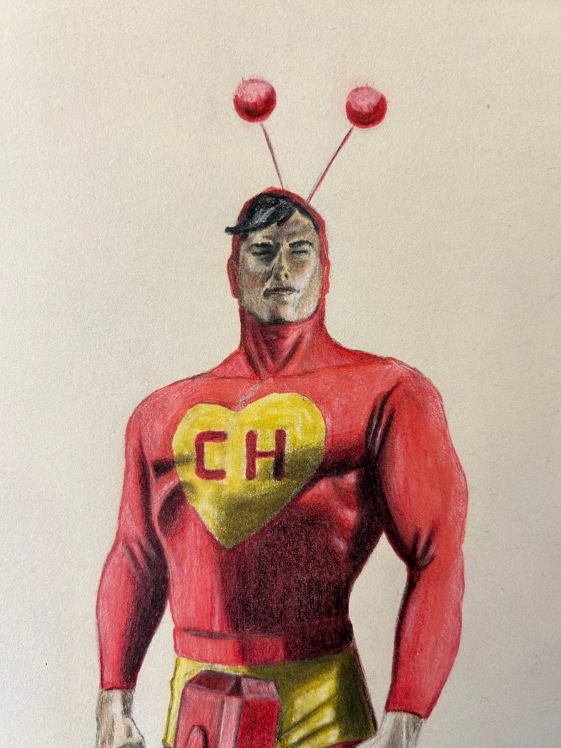 SOLD! El Chapulin Colorado Original Art - Etsy