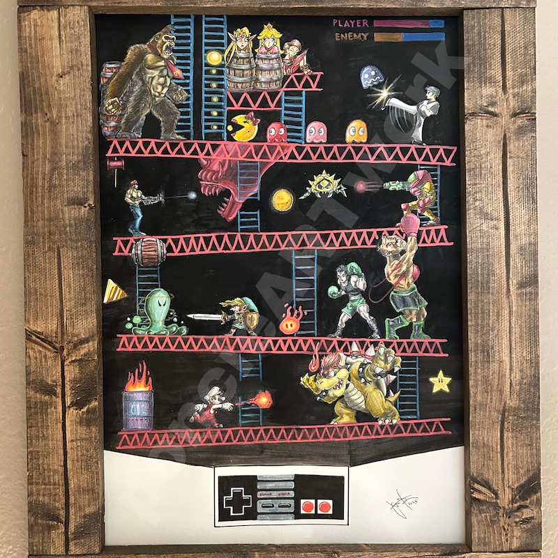 Pac Man Artwork - Etsy