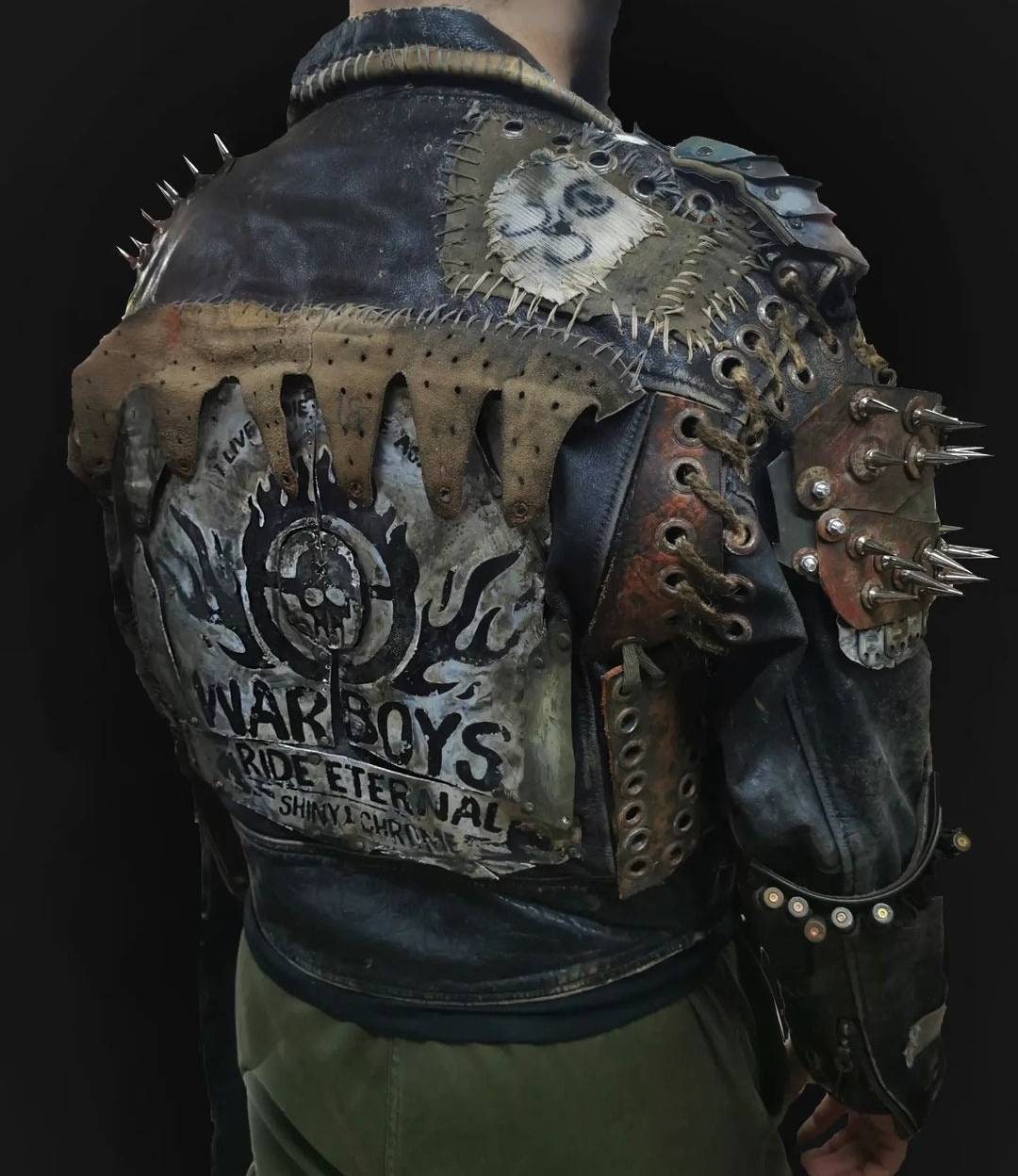 Postapocaliptic Costume Wasteland Warrior Larp Motocycles Outfit ...