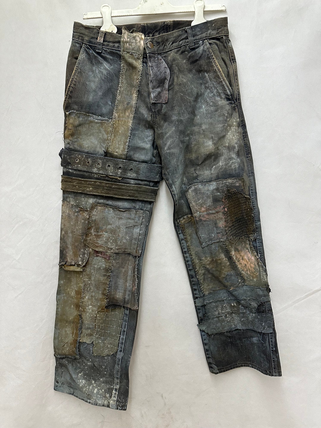 Postapocaliptic Pants Wasteland Warrior Larp Motocycles Boots Dystopy ...