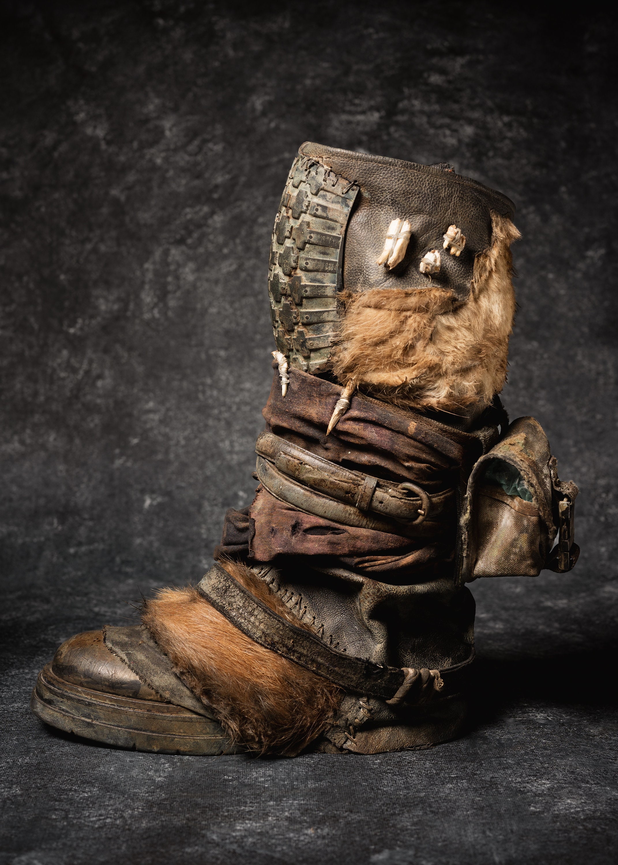 Custom Shoes - Leather - Postapocaliptic- Wasteland Warrior- Boots ...