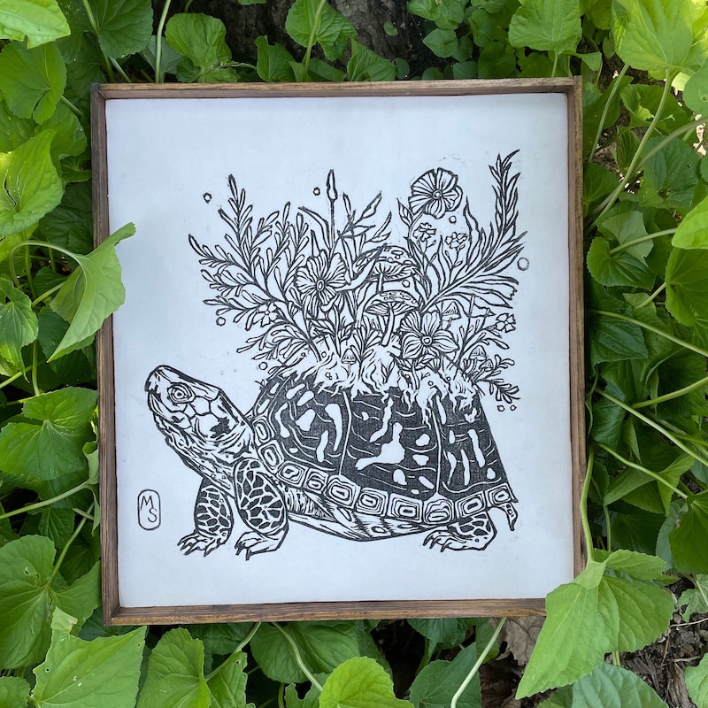 Turtle Print - Etsy