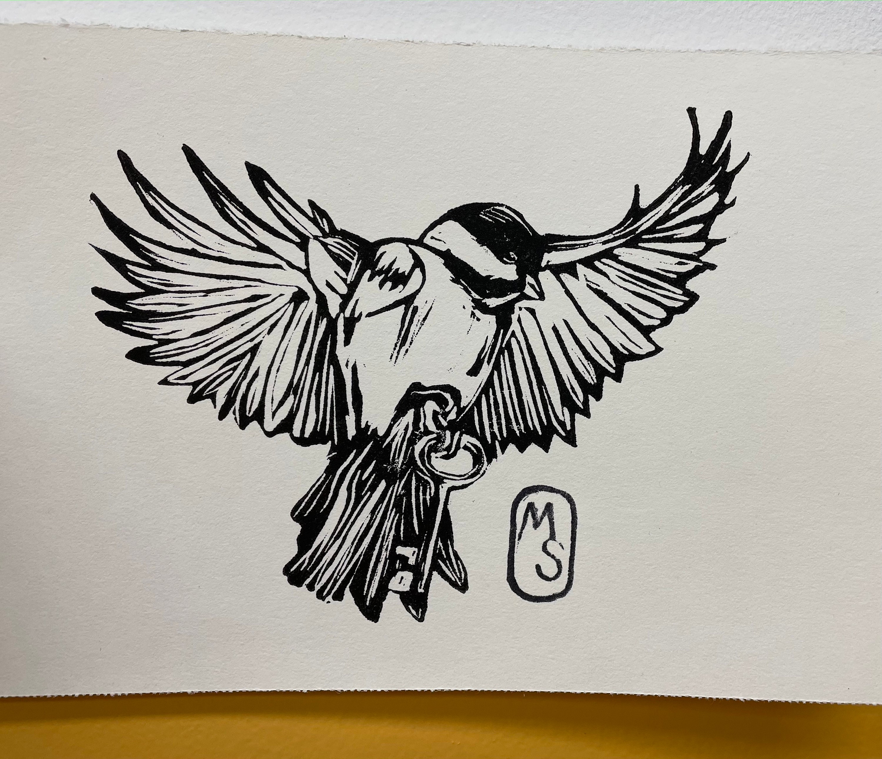 Flying Chickadee Print Chickadee Print Chickadee Art - Etsy