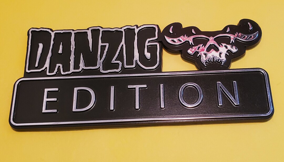 Danzig Logo und Bullwinkle Skull Car Motorrad Emblem Chrom - Etsy.de