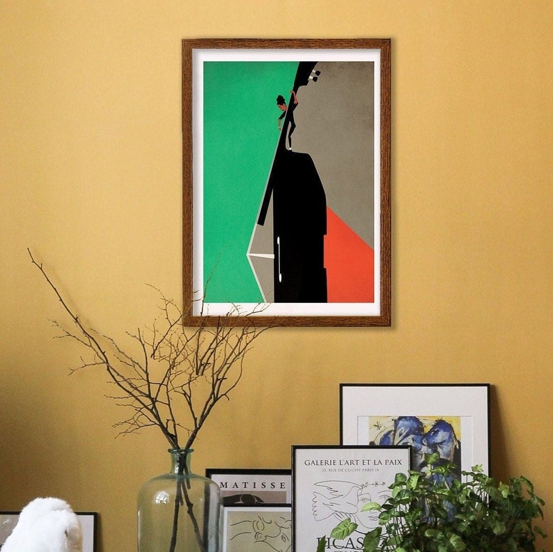 Double Bass Poster Classical Music Poster Double Bass Print - Etsy
