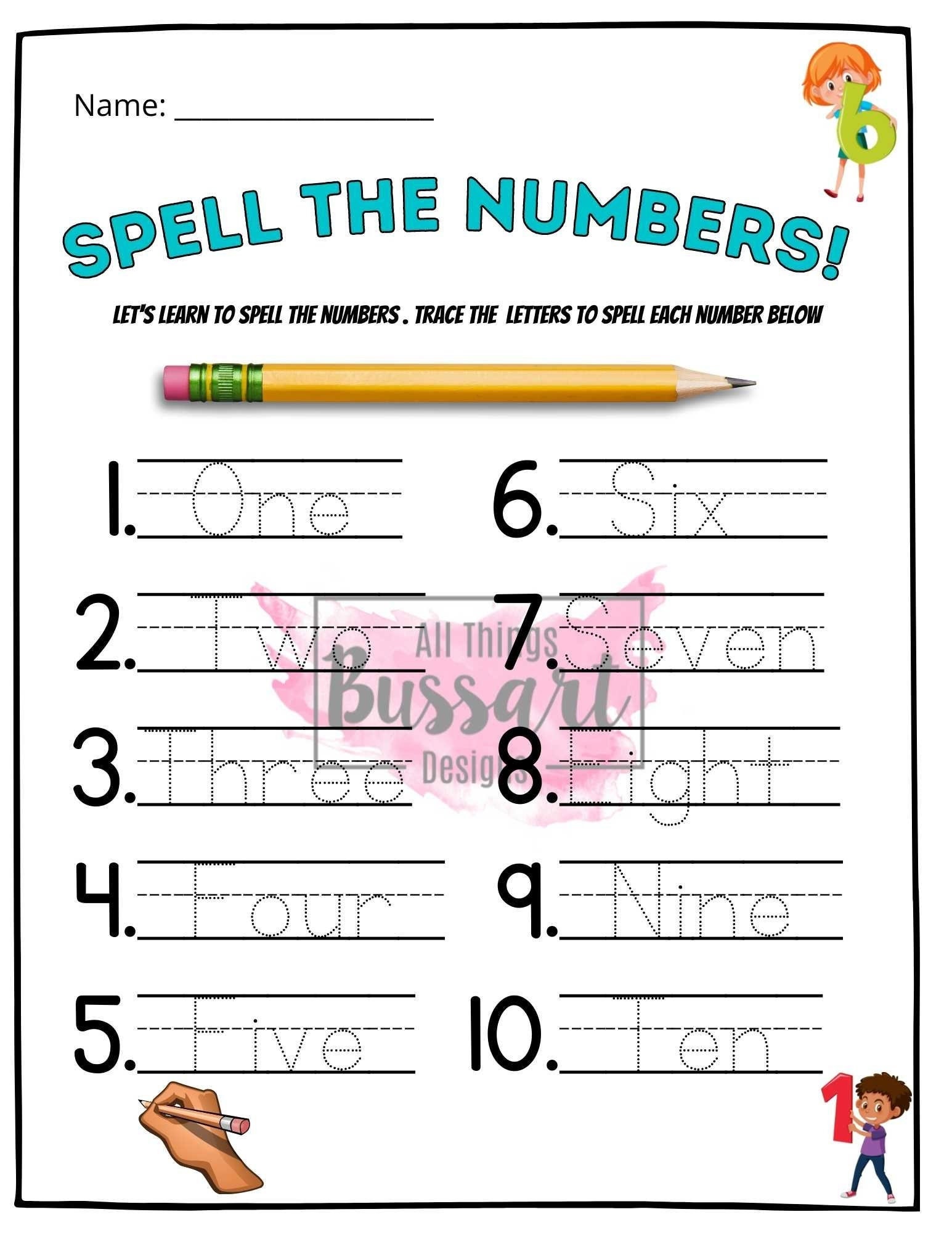 Spelling Numbers All