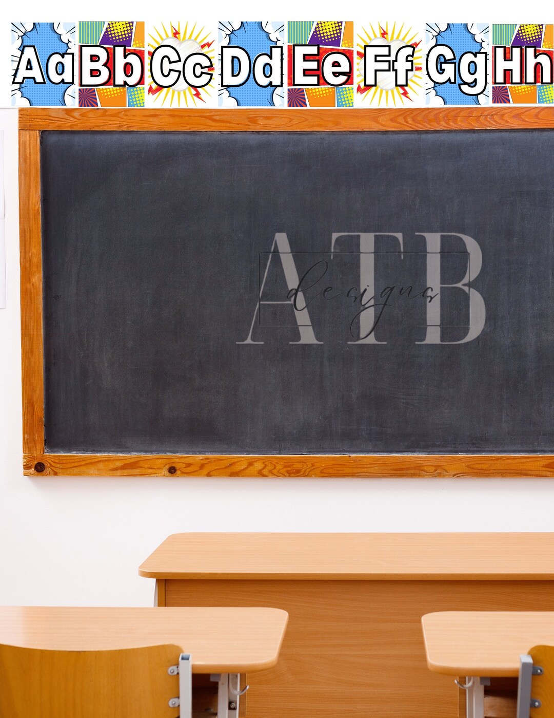 Printable Alphabet Super Hero ABC Wall - Etsy