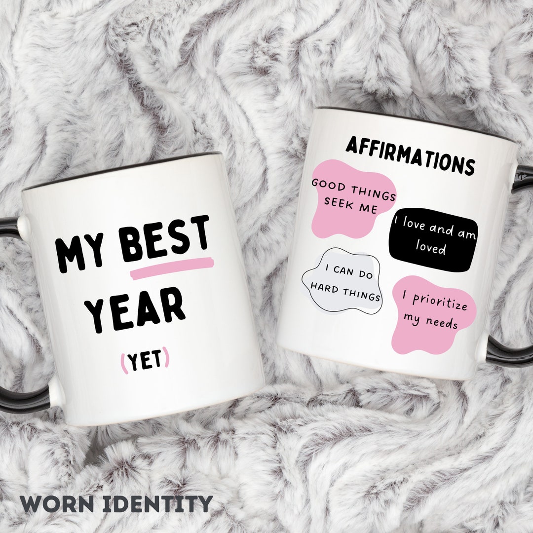 Motivational Coffee Mugs, Positive Affirmations Mug, New Year Gift ...
