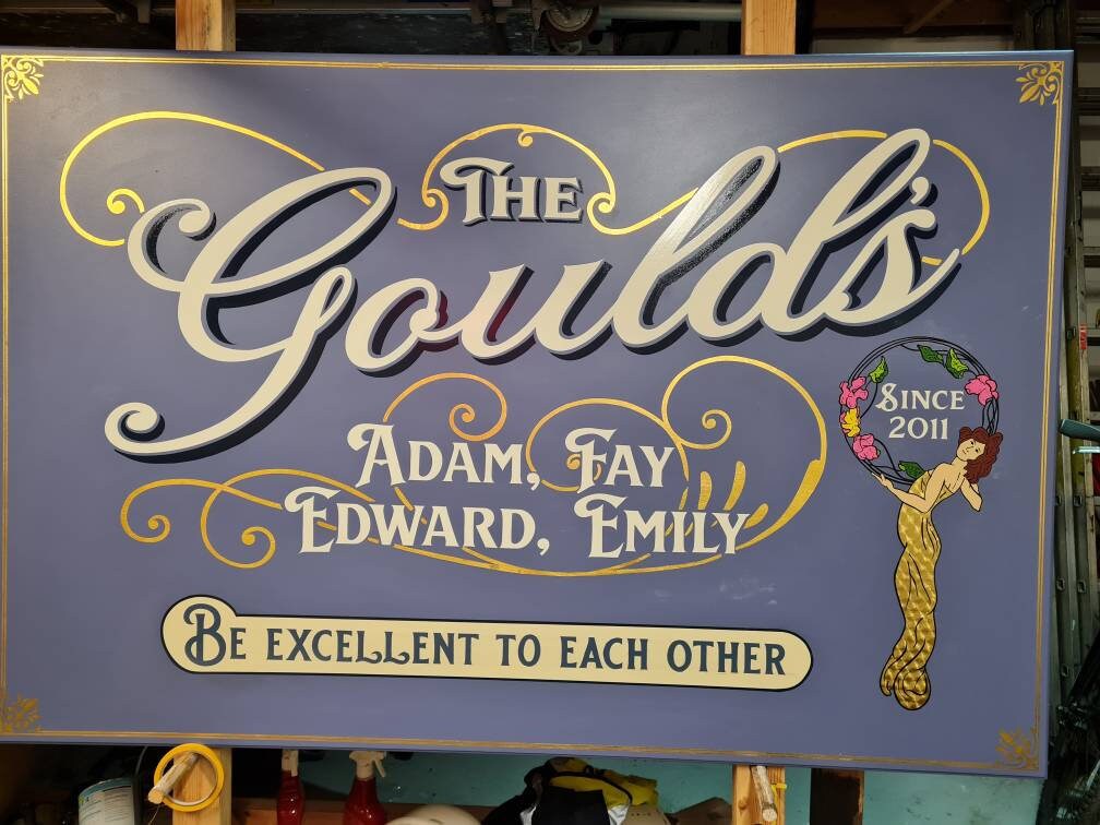 Family Home Sign - Etsy