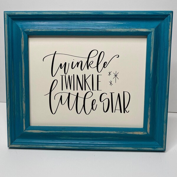 Twinkle Twinkle Little Star Frames - Etsy