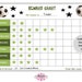 Reward Chart Football/soccer Printable-children/kids Reward Chart ...