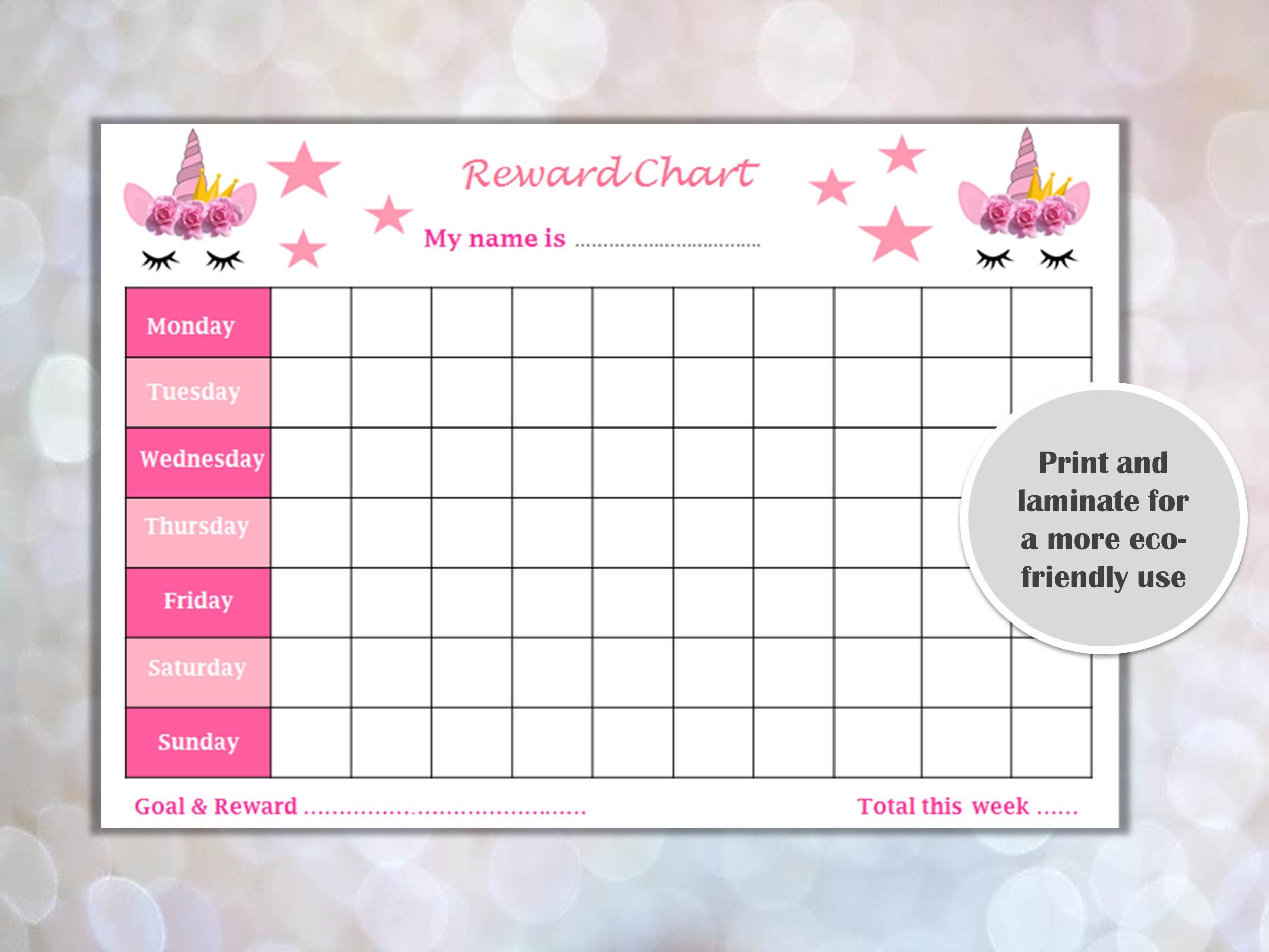 Reward Charts Templates