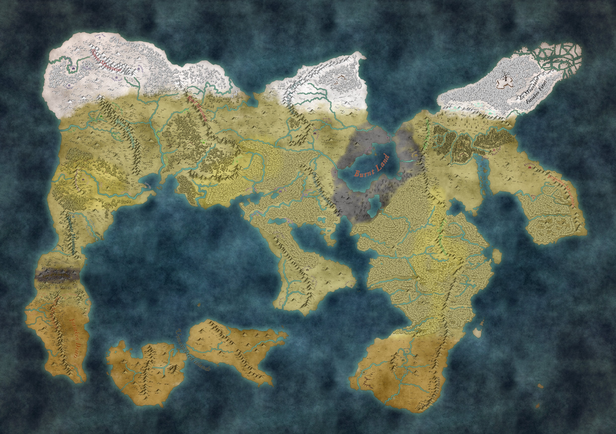 Blank Fantasy Map Generator