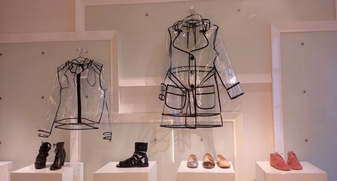 Impermeable transparente de moda - Etsy España