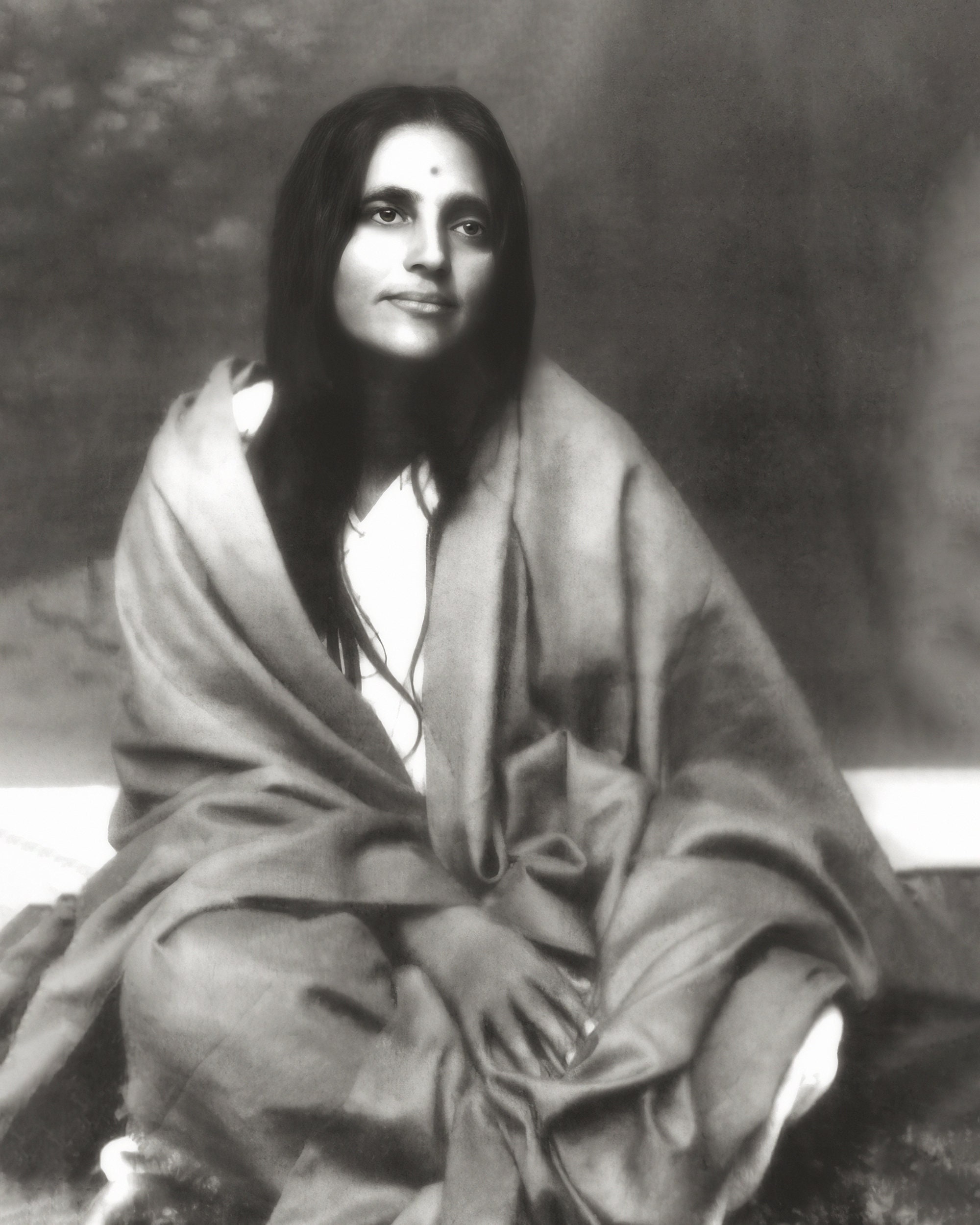 Sri Anandamayi Ma Devotional Portrait II. I Bless You. High Quality ...