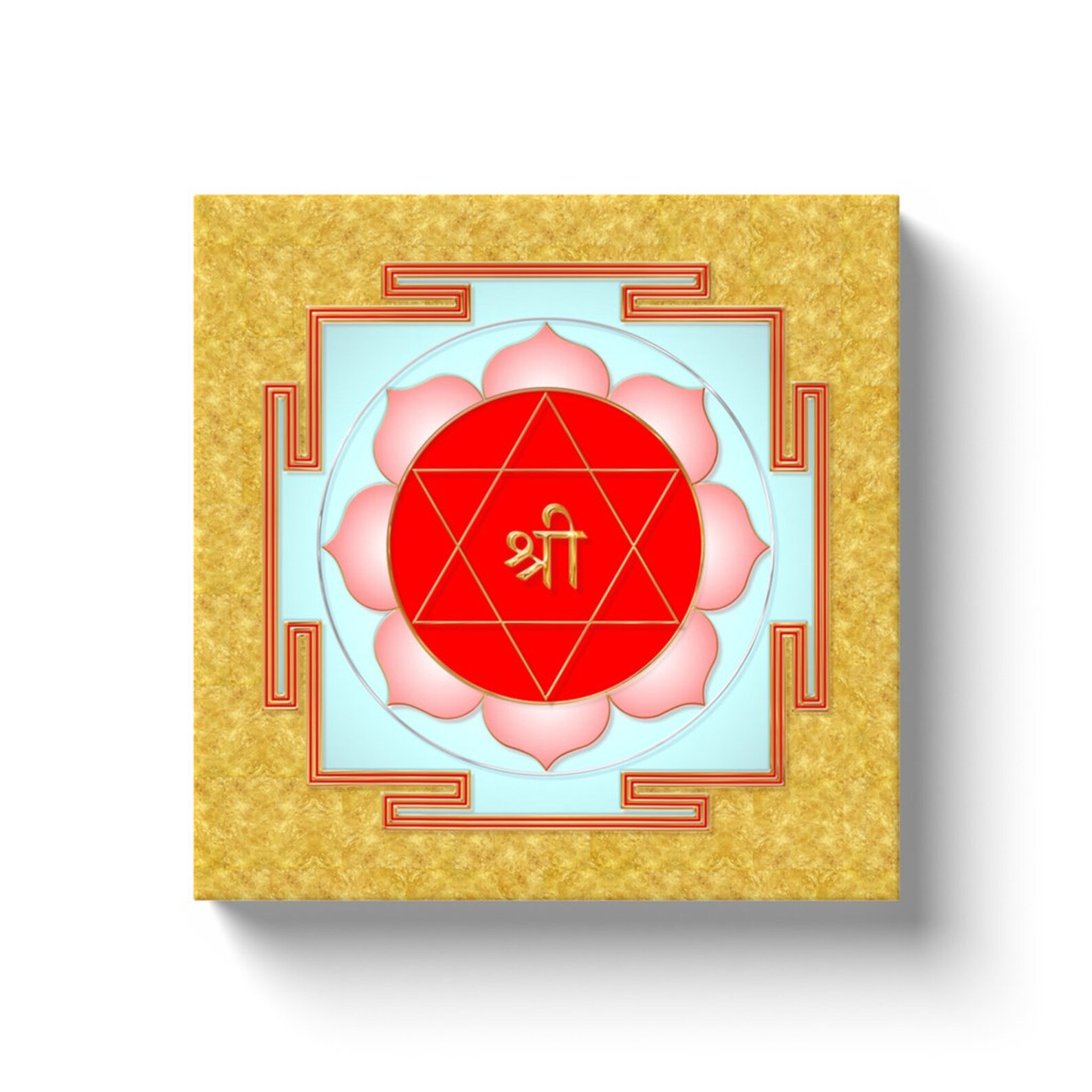 Sri Mahalakshmi Yantra. Goddess of Wealth Yantra. Sacred Geometry. Fine ...