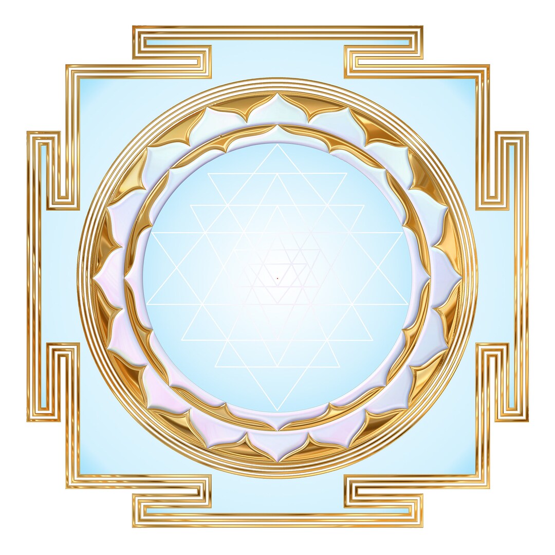 Shree Yantra Sacred Geometry, Aka Sri Chakra. Divinely Inspired ...
