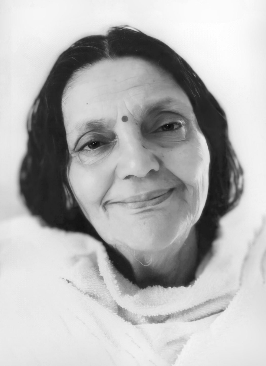Sri Anandamayi Ma, Mataji, Sri Ma. "i Bless You." Blissful Portrait on ...