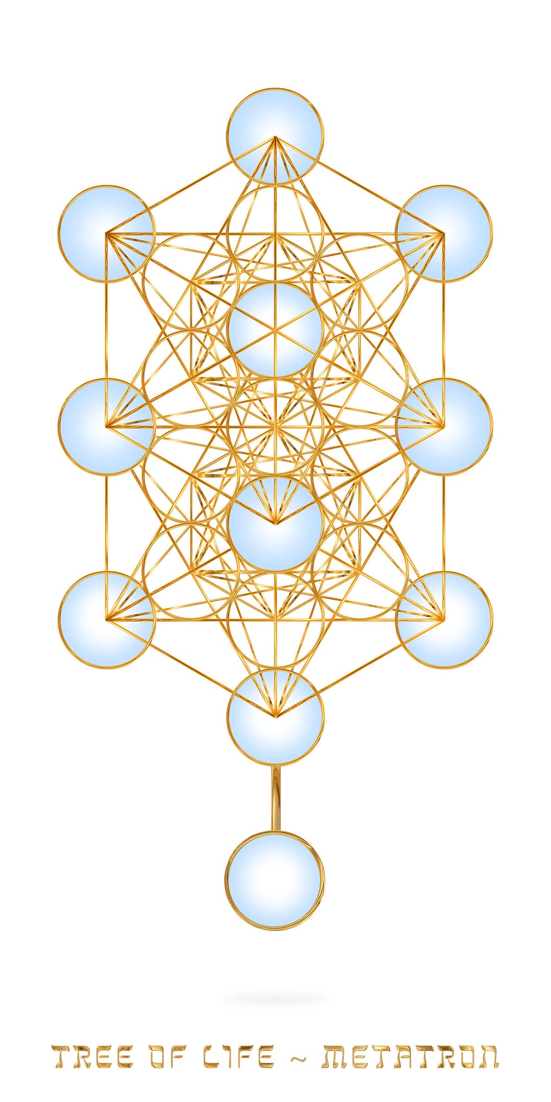 Tree of Life and Metatron Diagram in One Synergistic Representation ...